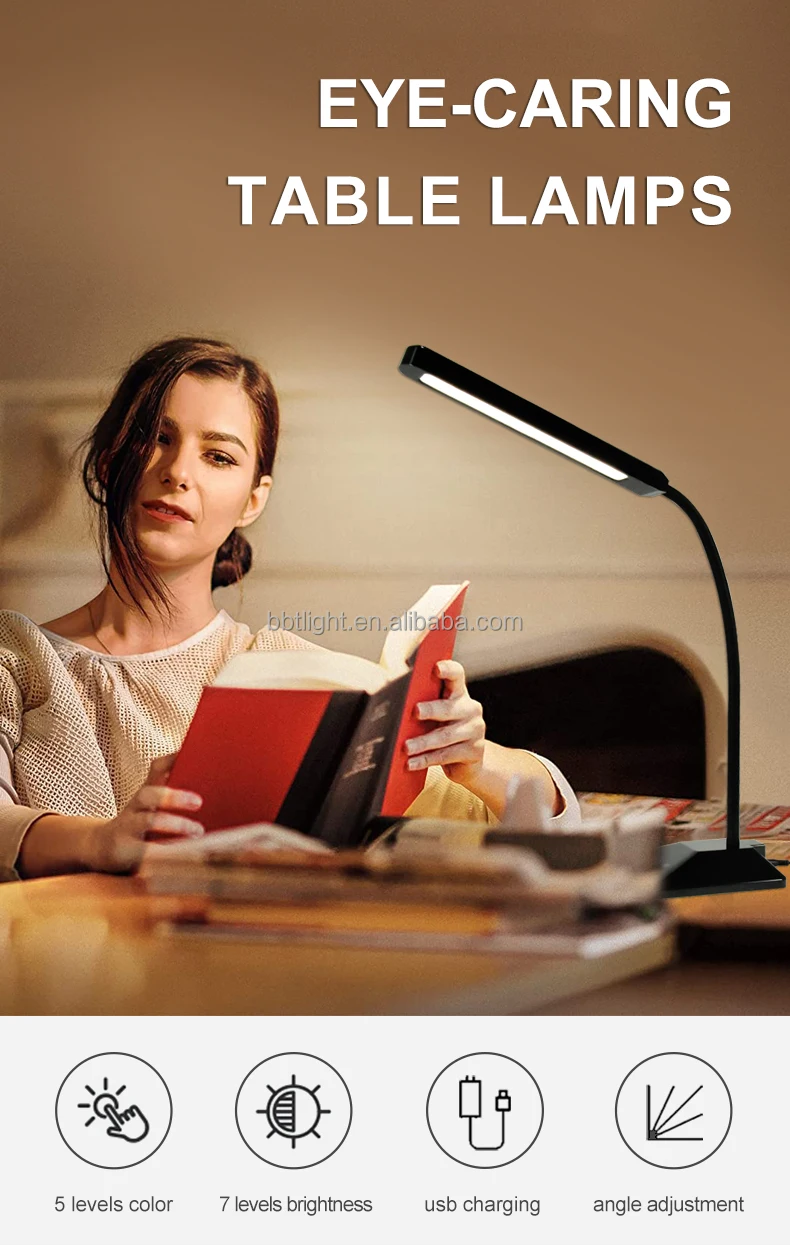 Modern Table Light Led Smart Voice Control Table Lamp Romantic Dinner ...