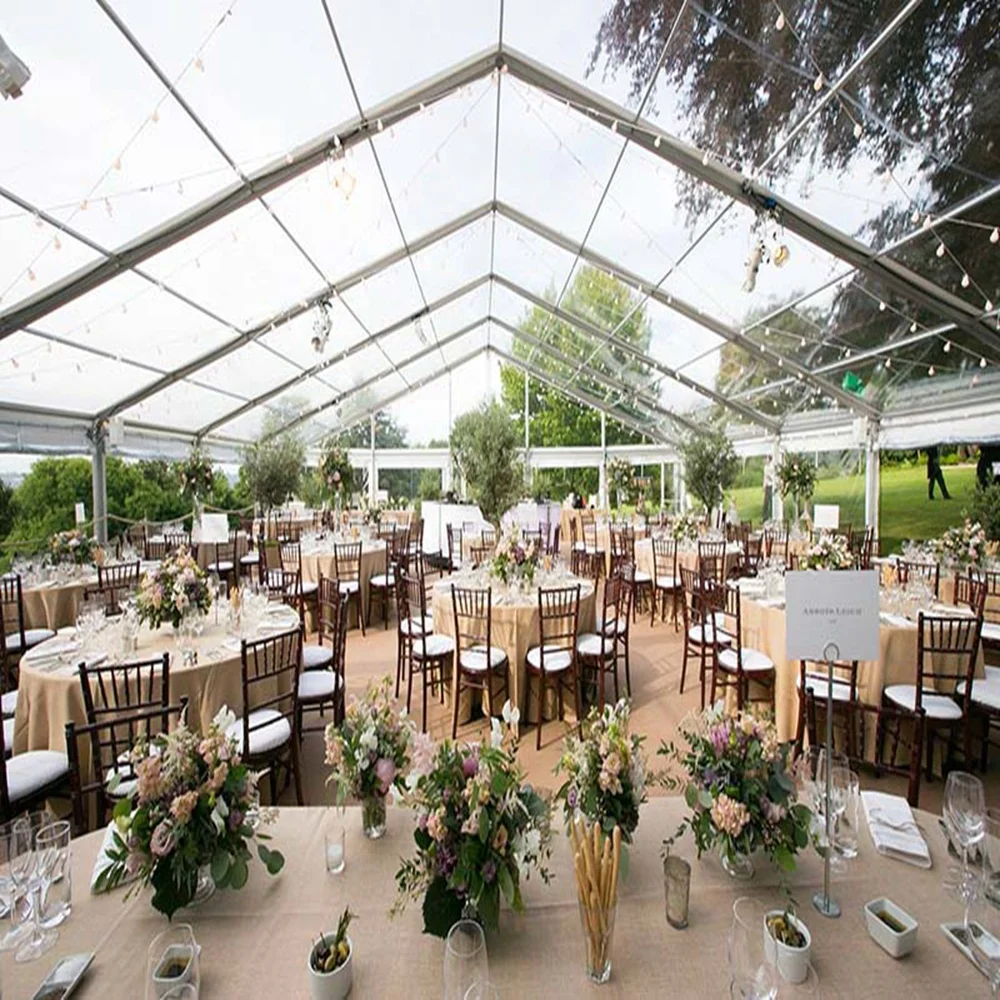 Transparent Marquee Tent - 1000 People Capacity for Events