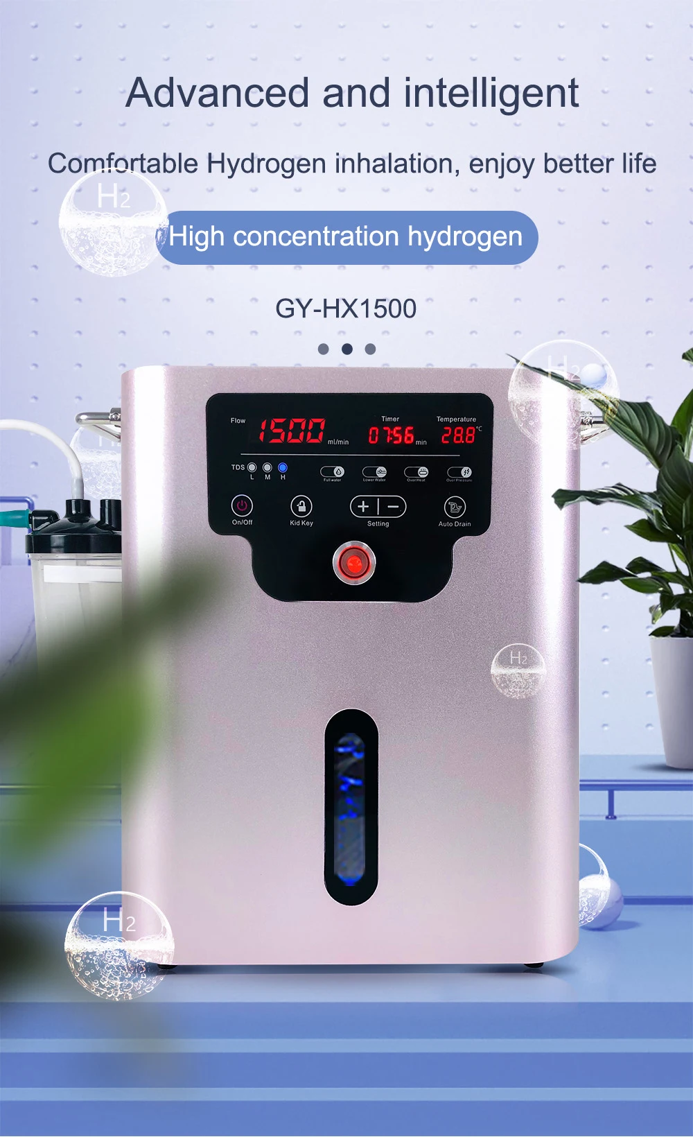 Suyzeko Health Care Oxyhydrogen Hydrogen Oxygen Inhalation Therapy ...