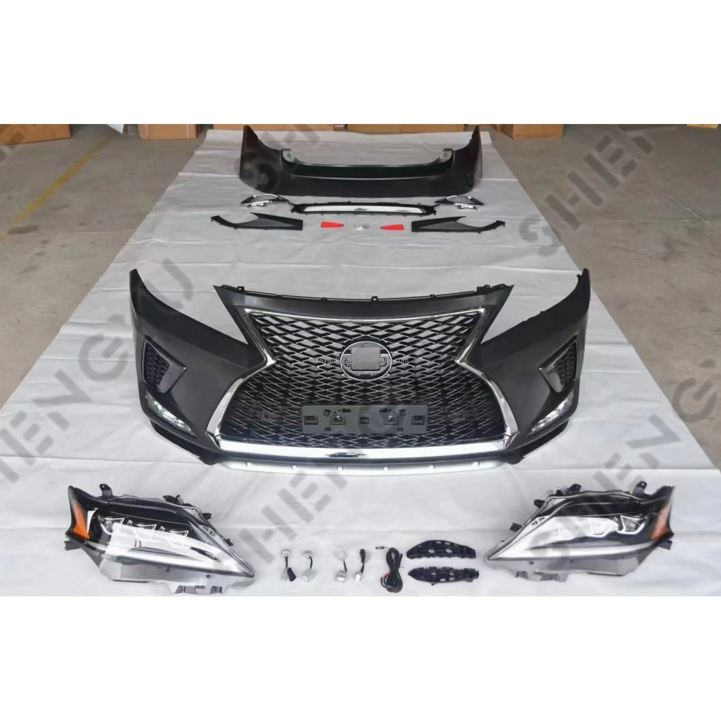 Auto Body System Include Front Bumper With Grille Rear Bumper Auto ...