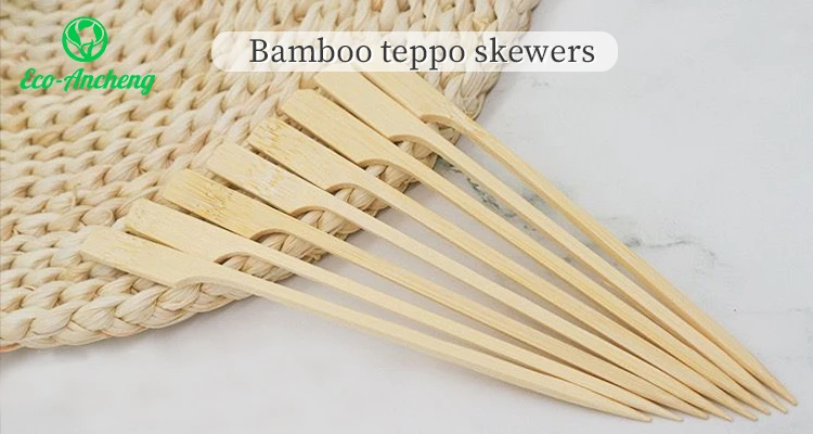 Shop Our Selection of Bamboo Teppo Skewers - Durable and Eco-friendly.