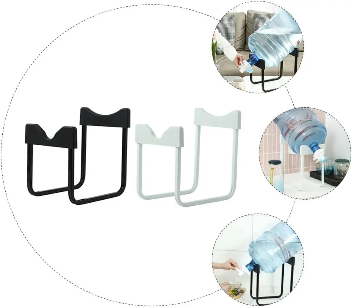5 Gallon Camping Bottled Water Inverted Drinking Rack Bucket Bracket ...