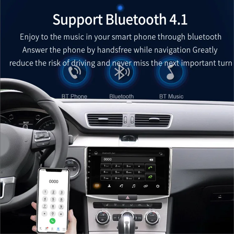 Bbzl 10inch Wireless Carplay Radio Android Auto Stereo Universal 1g16 ...