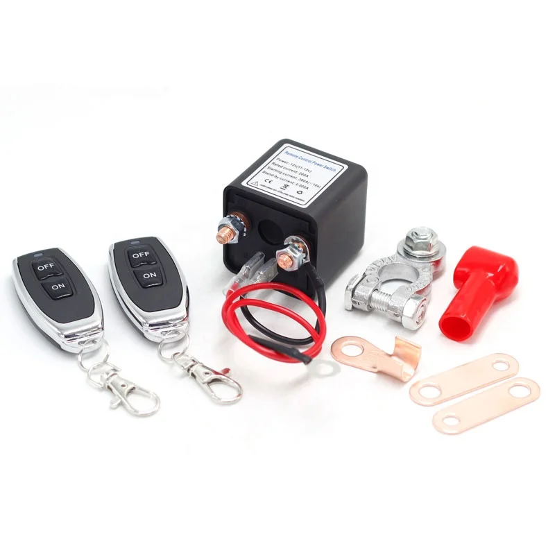 12V 200A Anti-Theft Car Kill Remote Battery Disconnect Switch