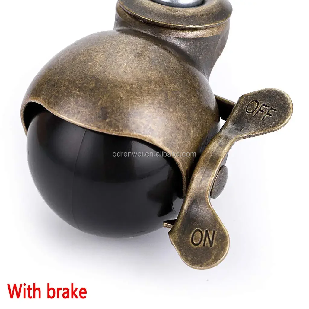 2" Ball Caster,Grip Neck Stem Caster With Brake And Sockets Vintage ...