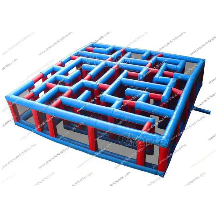 Medium Inflatable Maze Volleyball Water Inflatable Bounce About For ...