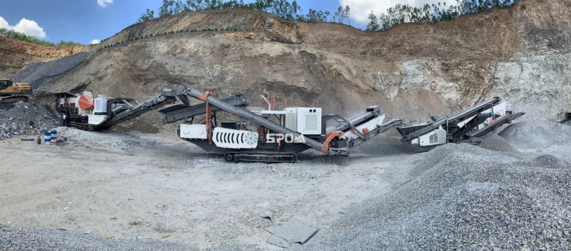 Complete Crawler Quarry Crushing Plants Mobile Stone Impact Crusher ...