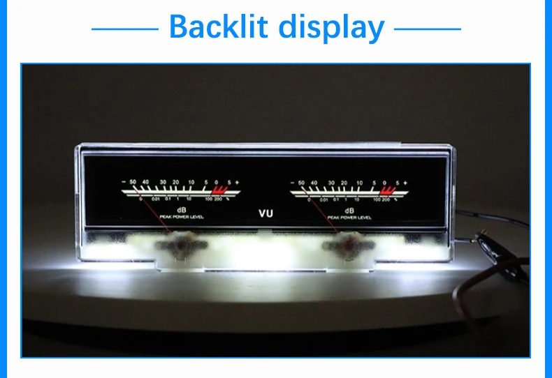 Dual Analog Vu Meter Dual Vu Meter With Panel Horizontal Analogue Vu3 ...