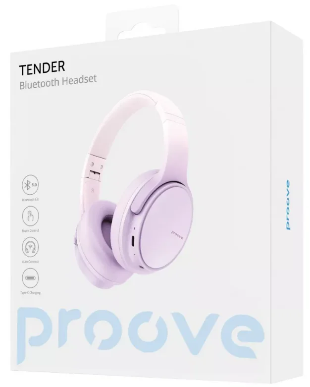 Proove Tender BT5.0 Stereo Headset - Wireless 40mm Earphones with ENC ...