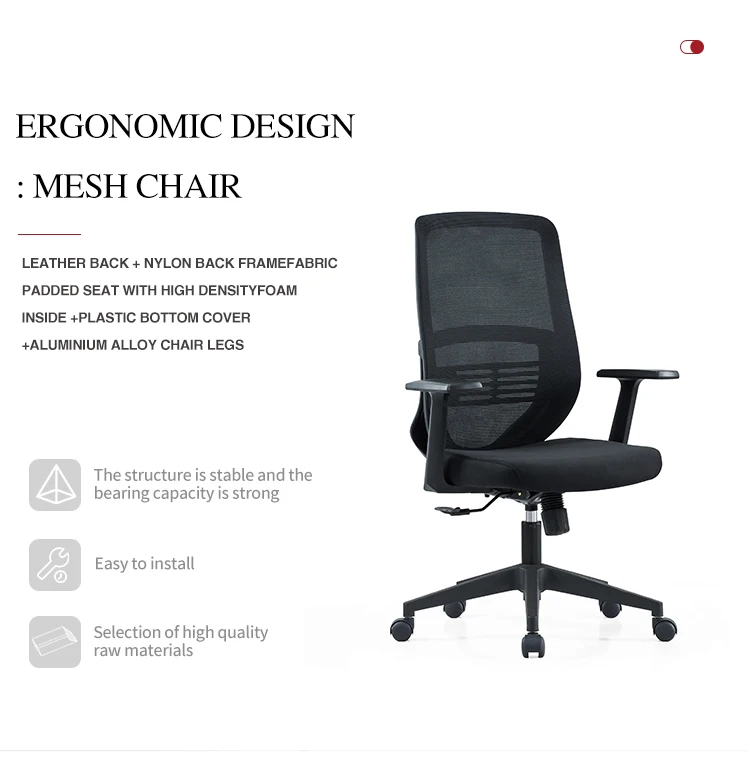 Modern Commerical Office Furniture Ergonomic Swivel Executive Computer ...