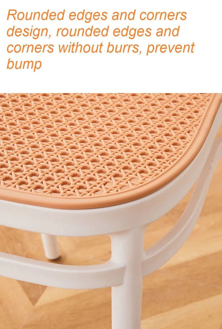 Cheap Simple Rattan Chair Outdoor Plastic Chair Stackable Modern Dining ...