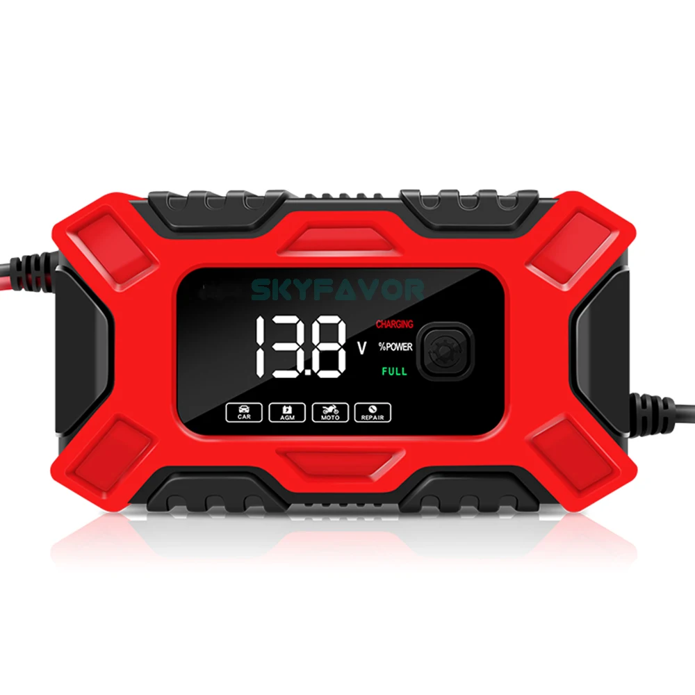 IDOITWELL 12V 6A Pulse Repair Battery Chargers - Intelligent Start Stop