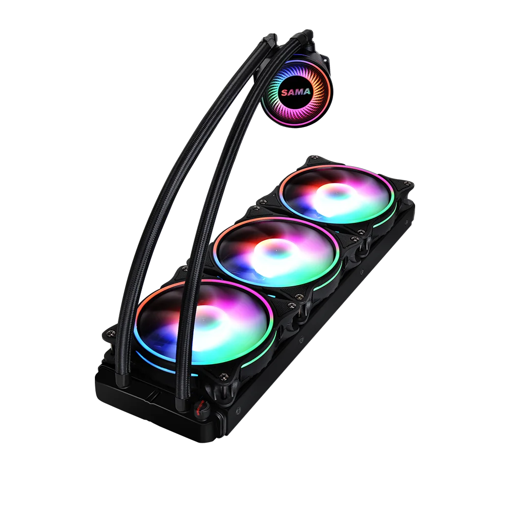 Sama Pc 360mm Radiator Aio Cpu Cooler Gpu Water Cooling Kit System For ...