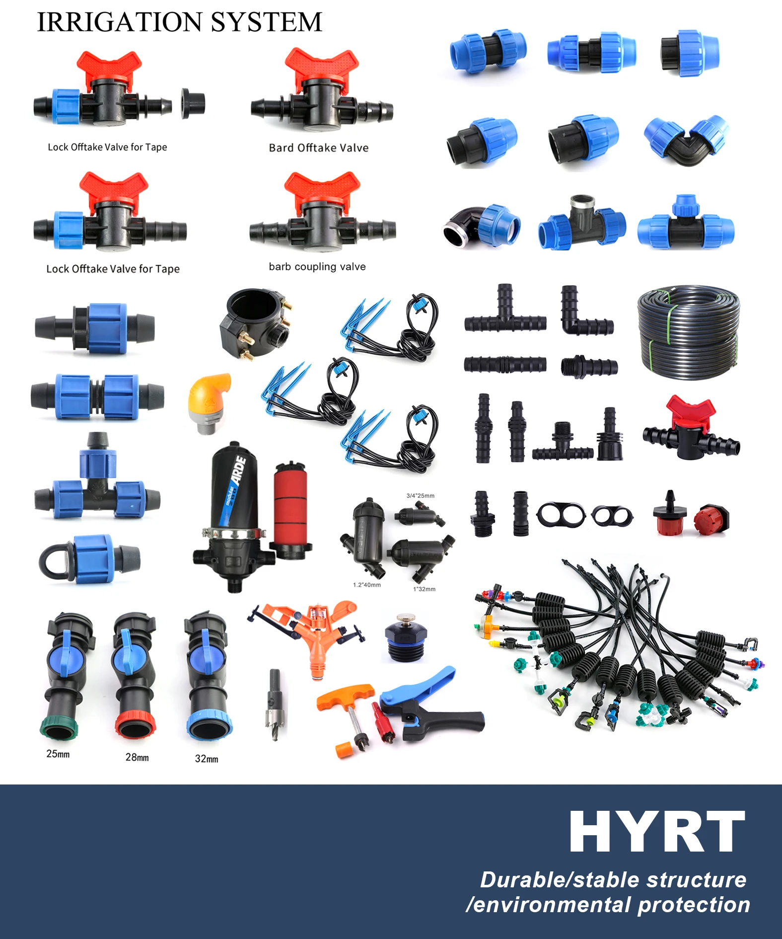 Drip Irrigation Fitting Small Valve for Farm Irrigation System