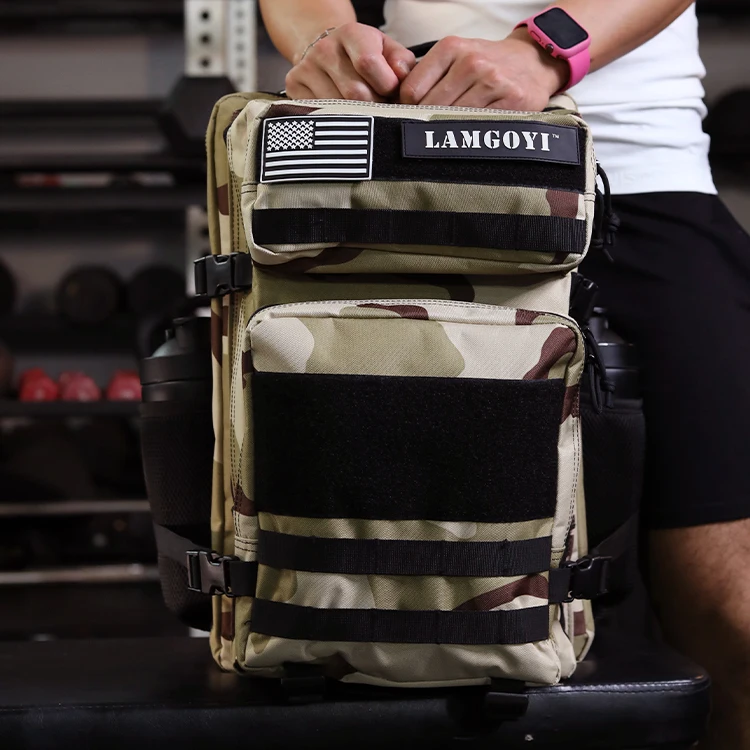 Custom 900d Oxford Tactical Gym Bag Pack Molle Fitness Trekking Bag 25l ...