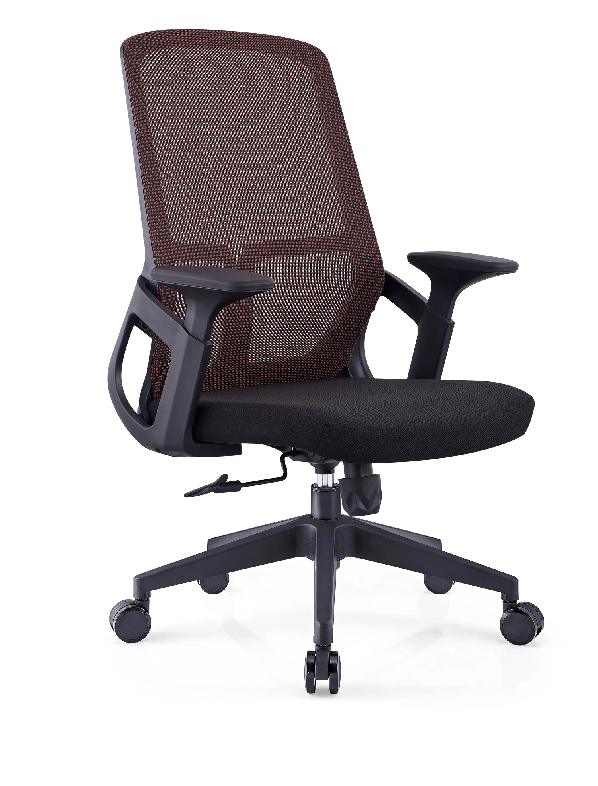Nylon Foot Backrest Swivel Mesh Fabric Office Chair