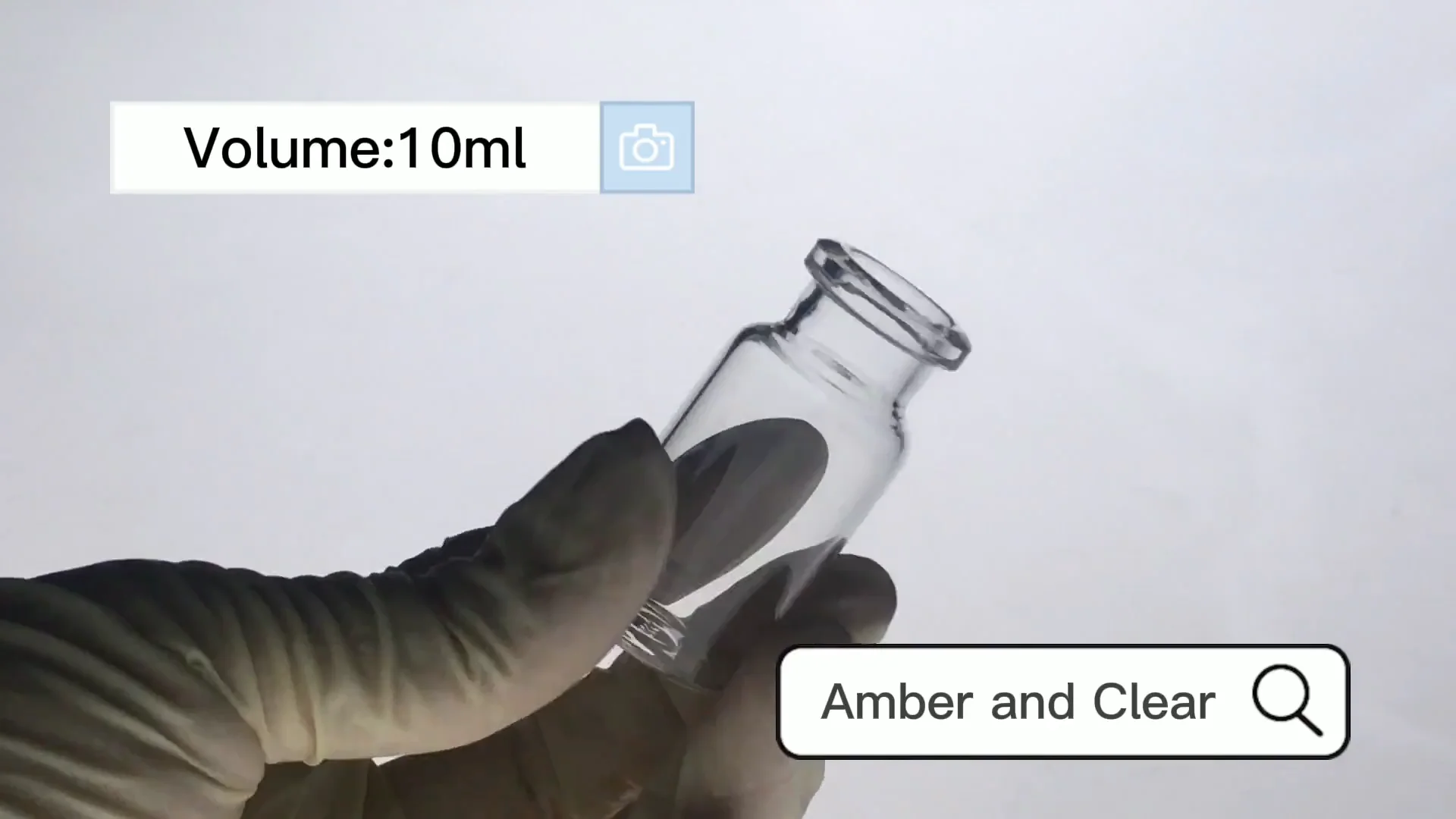 20ml Amber Glass Scintillation Vials Clear Lab Bottles With Screw Cap ...