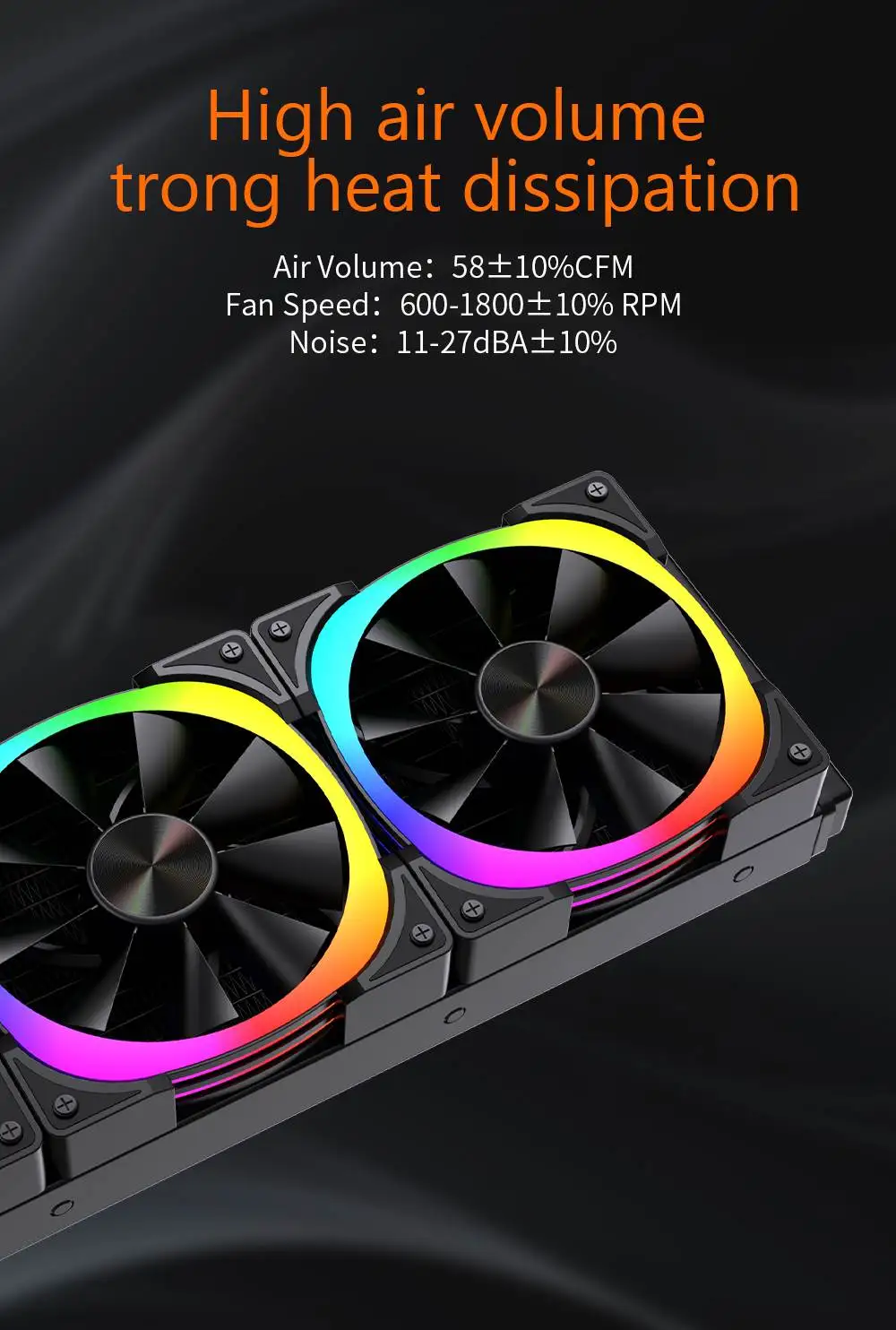 Lovingcool 360mm ARGB AIO CPU Water Cooler for AM5/LGA 2011