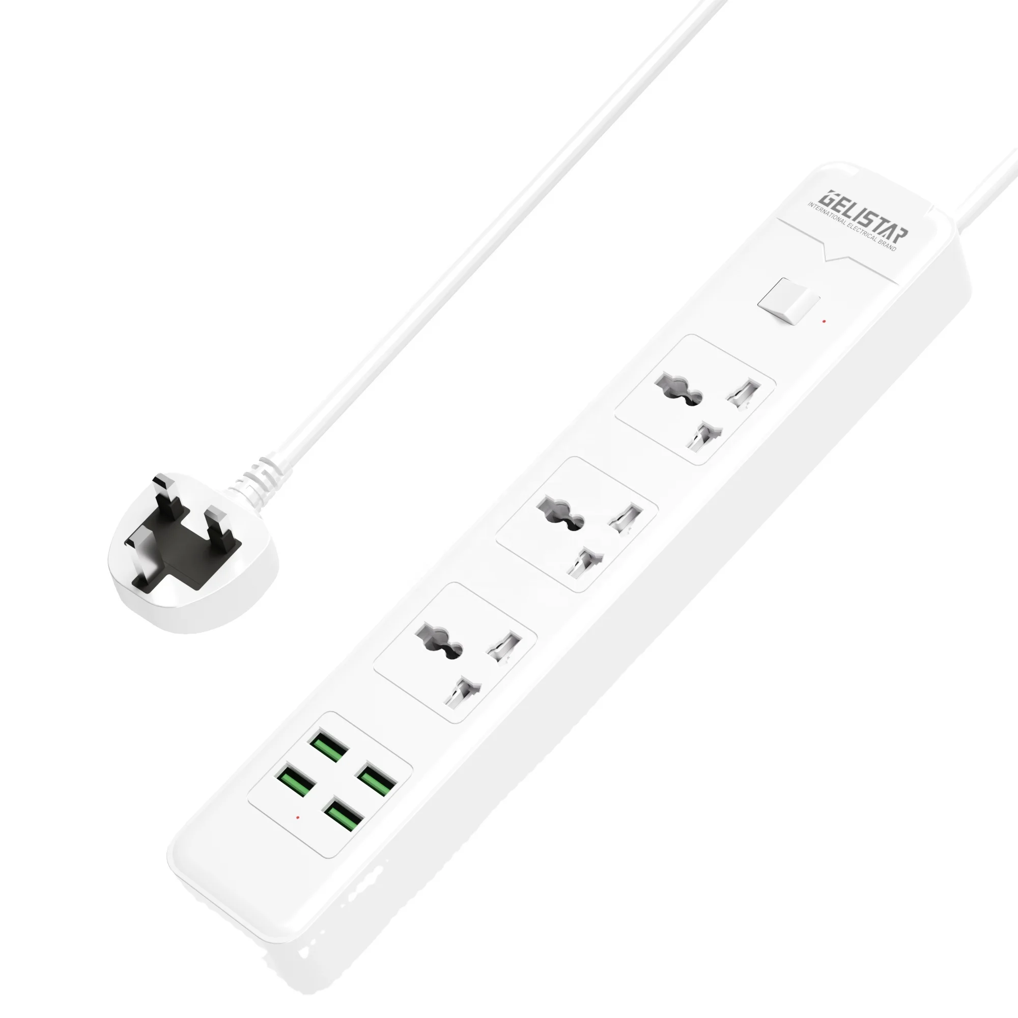 Universal Multi Smart Office Socket Board Power Socket With Usb Surge ...