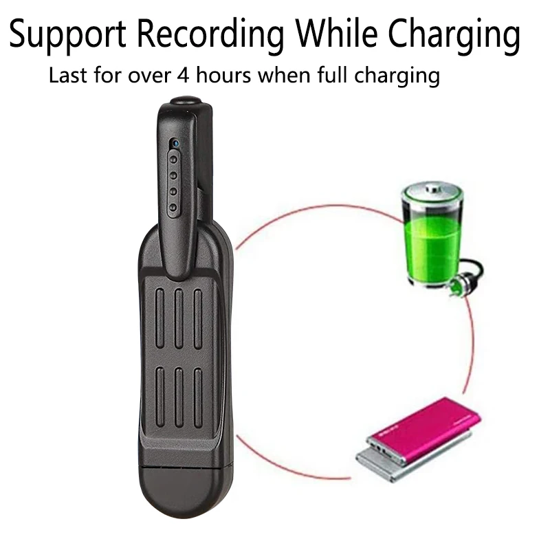 T189 Mini Camera - HD 1080P Wearable Body Cam DVR Pen