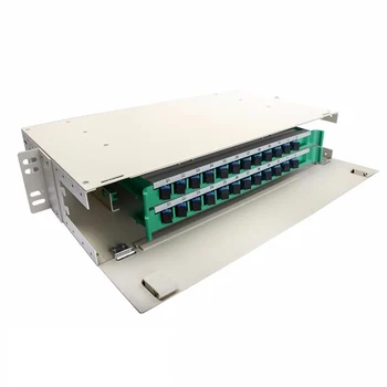12/24/48 Core Odf Fiber Optical Distribution Frame Rack Mount With ...