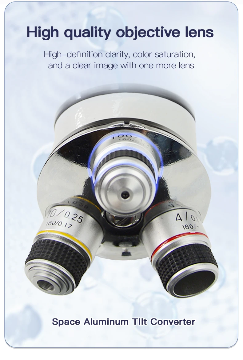 EOC HD Image Biological Binocular Microscope 10x Objective for Optical ...