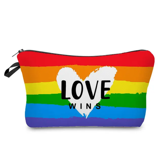2023 Lgbtq Gay Pride Flag Travel Toiletry Bag - Buy Lgbt Makeup Bag ...