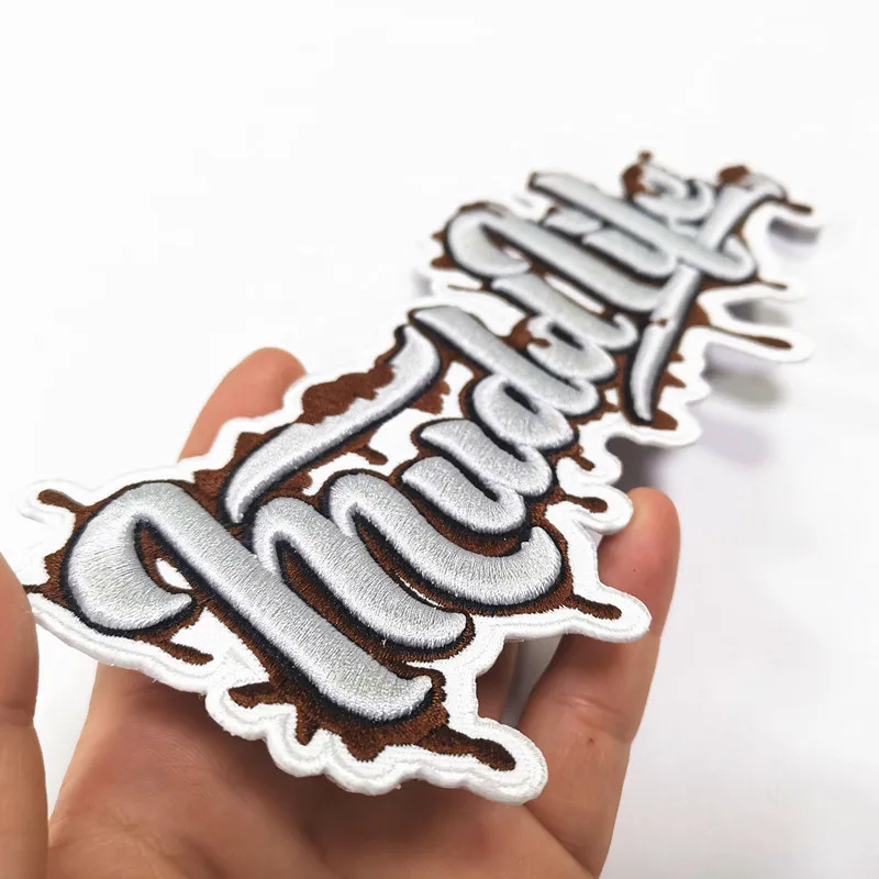 Custom 3D Puff Letter Embroidery Patches for Hats & Shoes