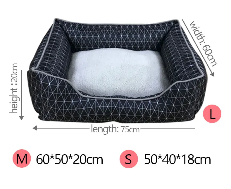 Luxury Ultra Removable Washable Round Donut High Bolster Calming Square ...