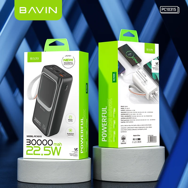Bavin 30000mah Lithium Battery Easy Custom Pc1031s Portable Fast ...