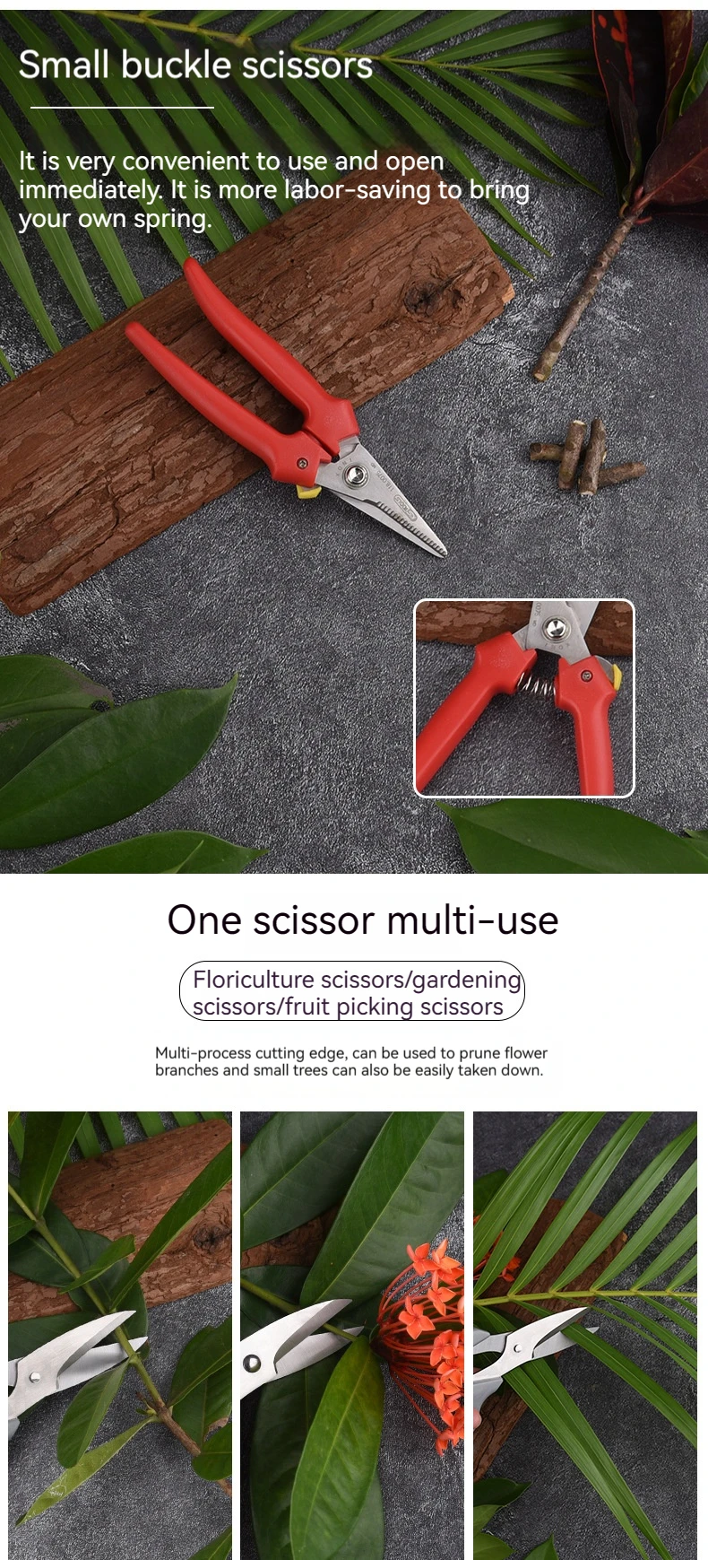 Yangjiang Directly Manufactured Stainless Steel Home Garden Pruning ...