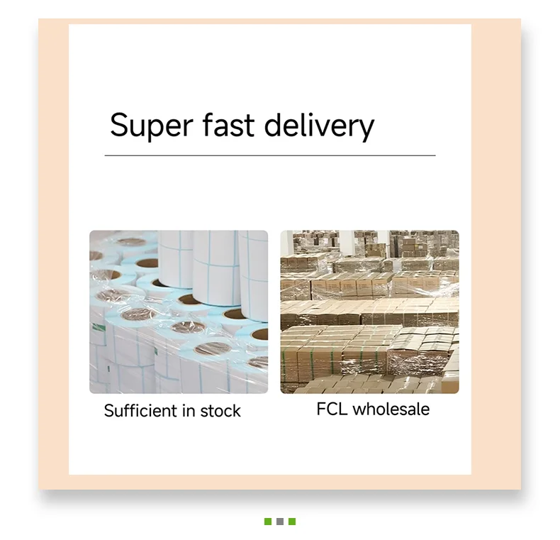 Custom Printed Heat Sensitive Thermal Barcode Label Sticker Roll For ...