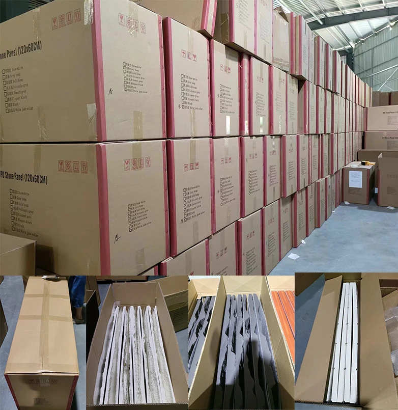 Factory Price Lightweight Pu Stone Panels Exterior Polyurethane Stone ...