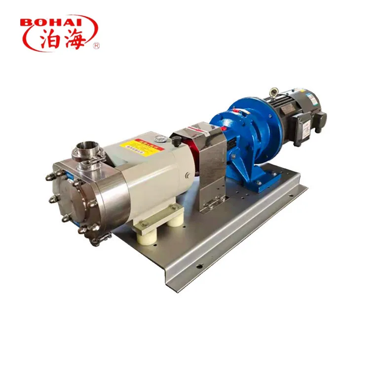 High Pressure Three-Lobed CAM Impeller Pump Food Grade 80mm Outlet ...