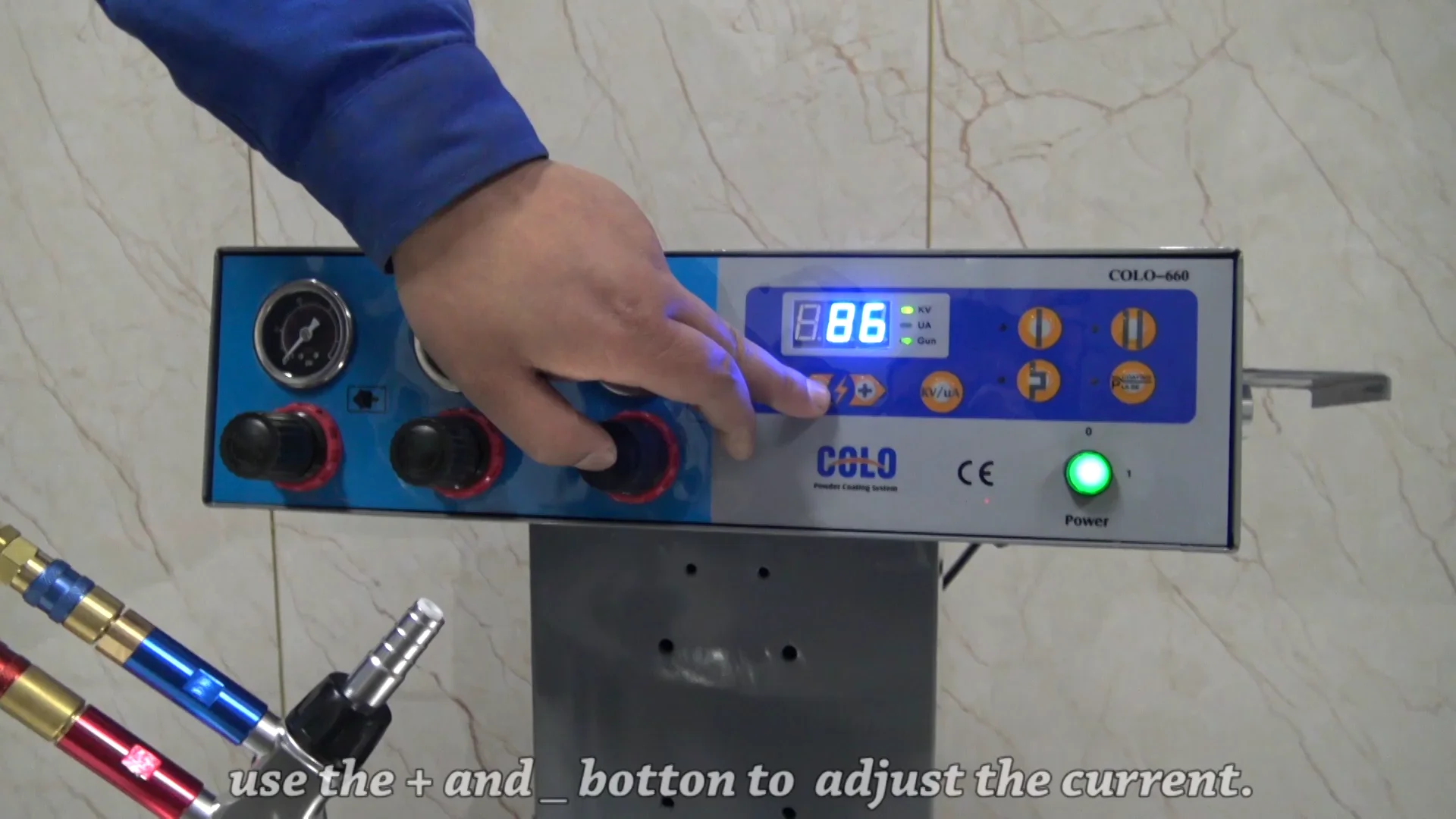 Electrostatic Manual Powder Coating Machine For Small Scale Coating ...