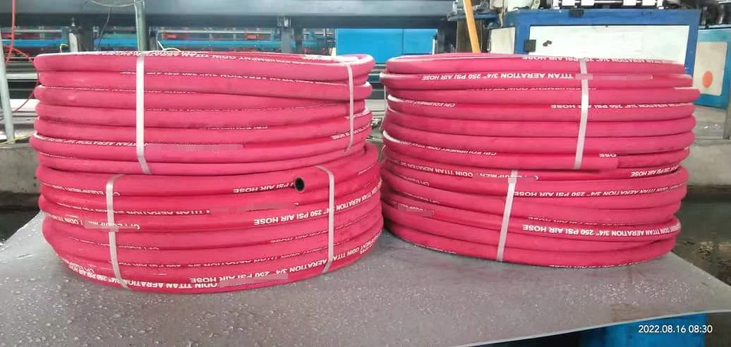1 2 3 4 Inch Flexible Rubber air Compressor air Hose 250ft 300psi ...