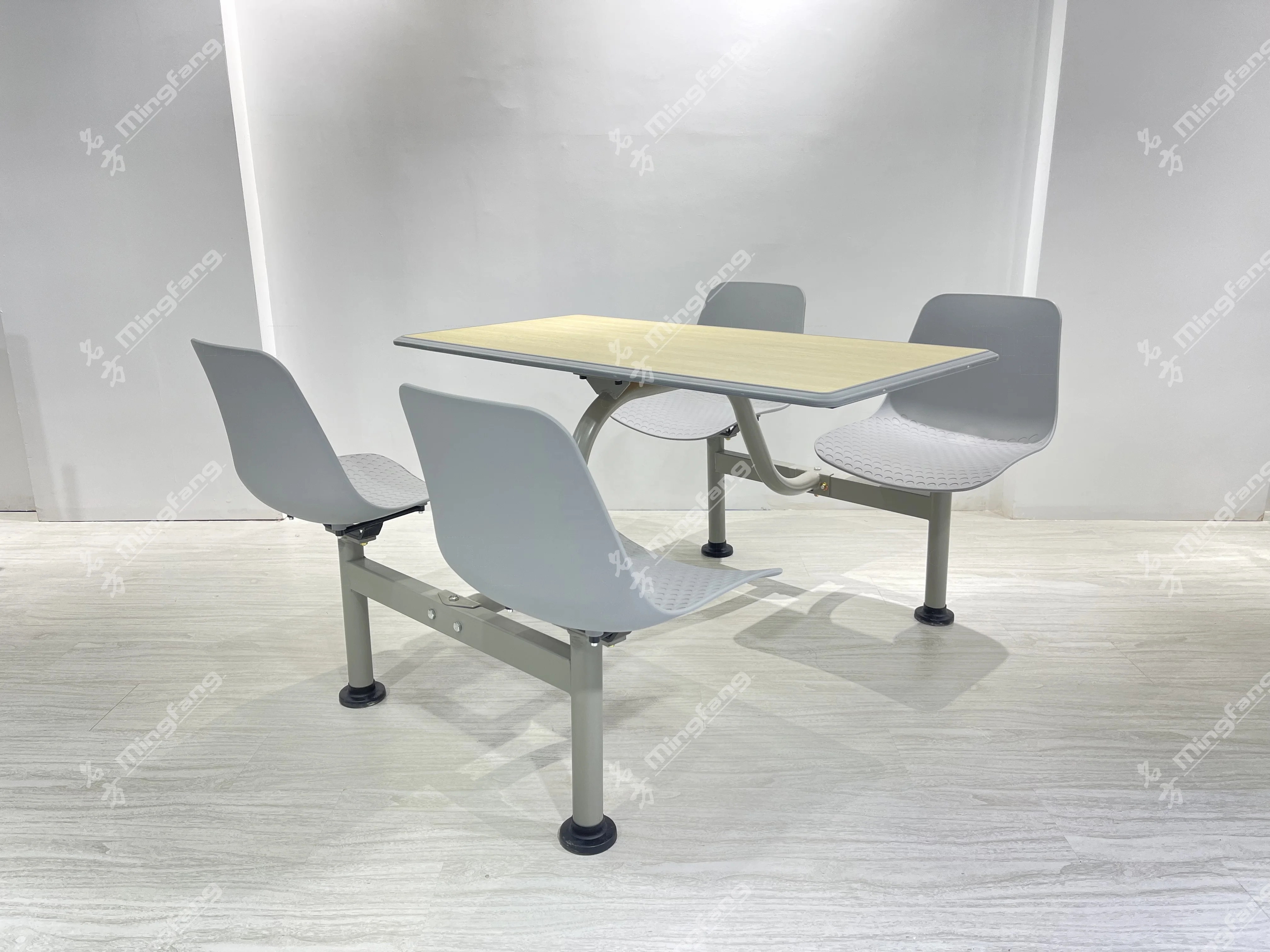 Four-seater Conjoined Dining Table School Canteen Restaurant Table And ...