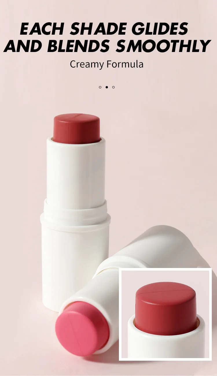 Custom Logo Cheek Tint Pink Cream Blusher - Waterproof & Vegan