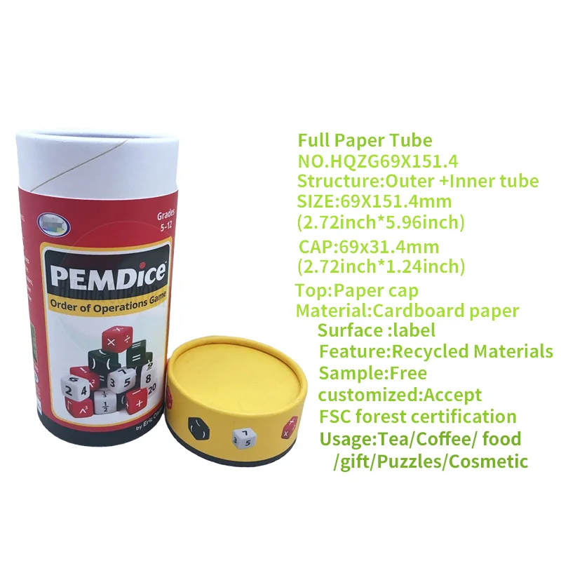 Wholesale Eco-Friendly Paper Tubes - Customizable Options