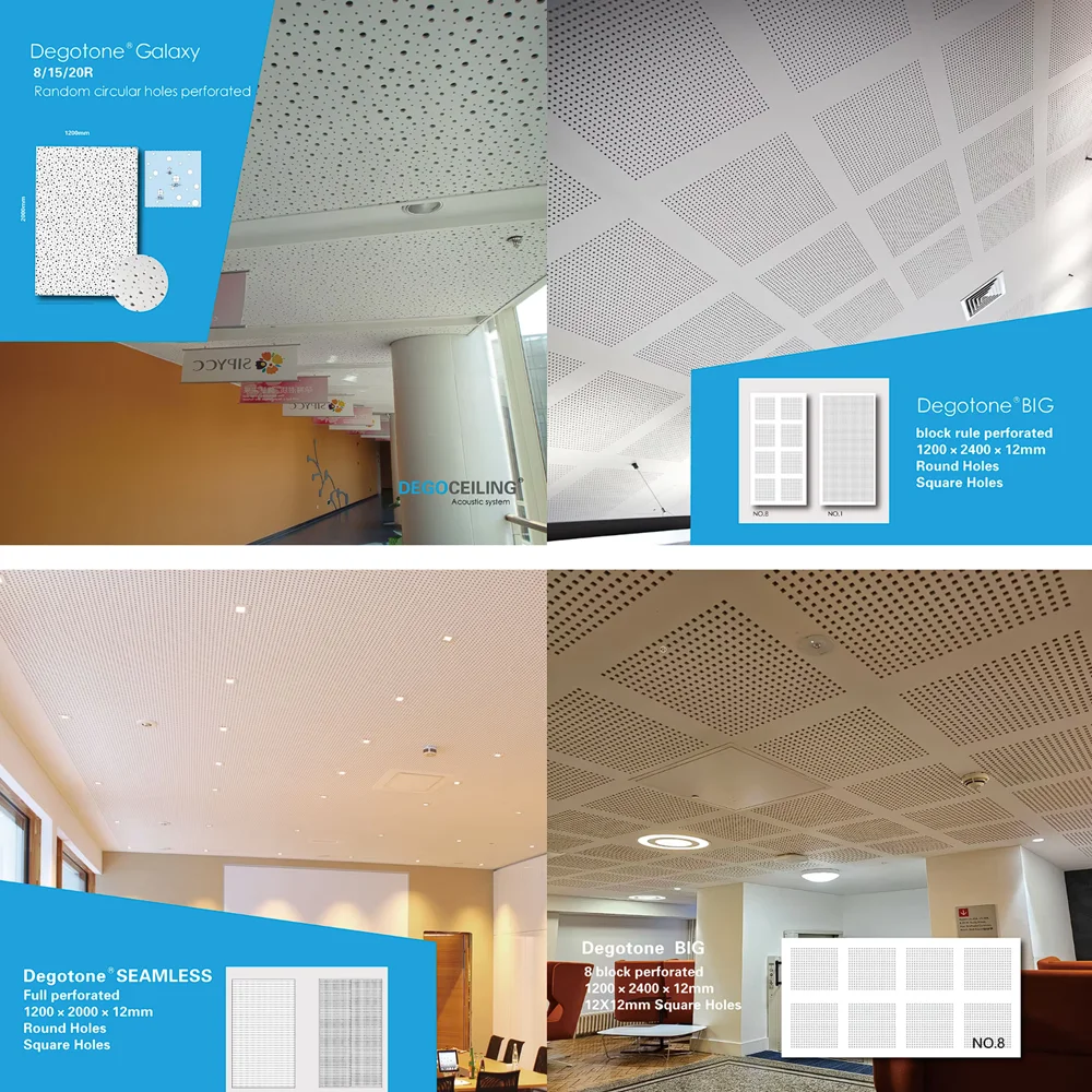Gypsum Fiber Suspended ceiling Board 1200x2400 Panels Plasterboard ...