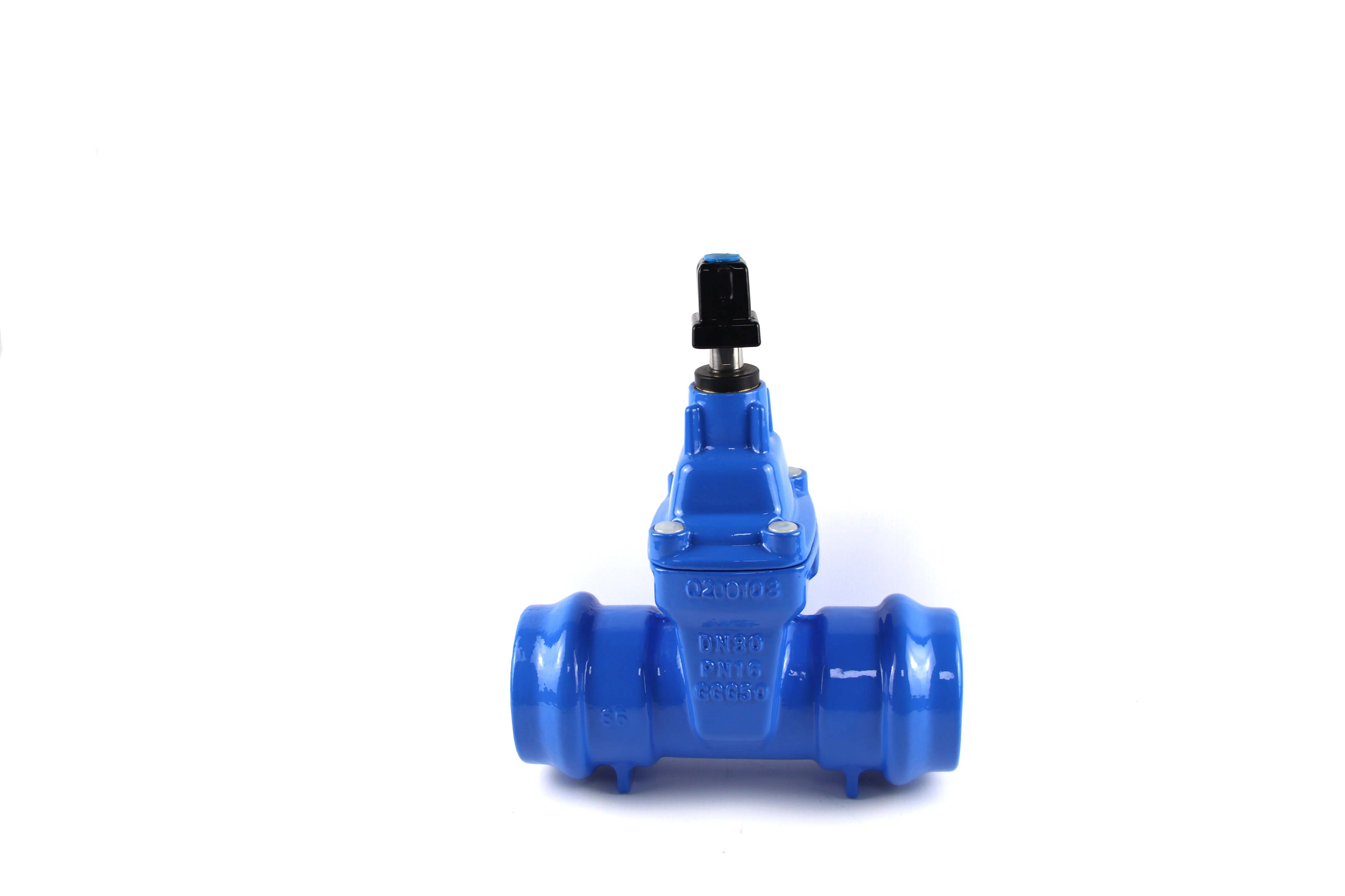 PVC Socket End Resilient Seated Gate Valve Soft Sealing Ductile Cast ...