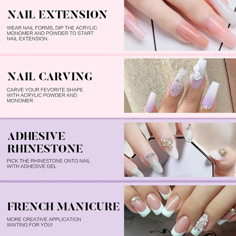 40/75/120/150/1000ML EMA Acrylic Liquid Monomer Crystal Acrylic ...