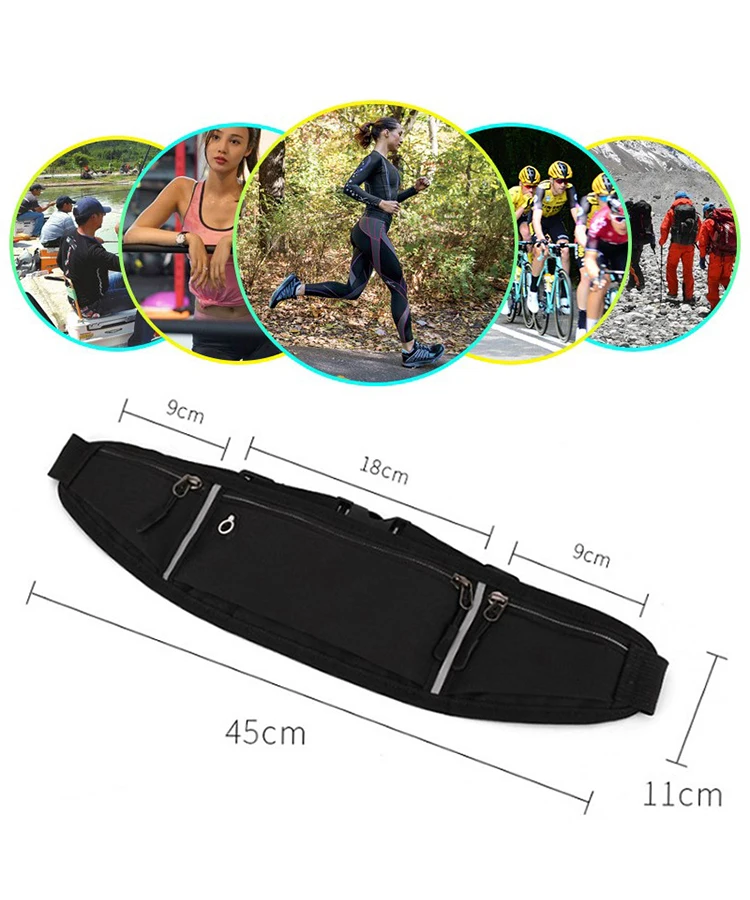 Outdoor Hiking Cycling Fanny Pack Portable Breathable Waist Bag For Men ...