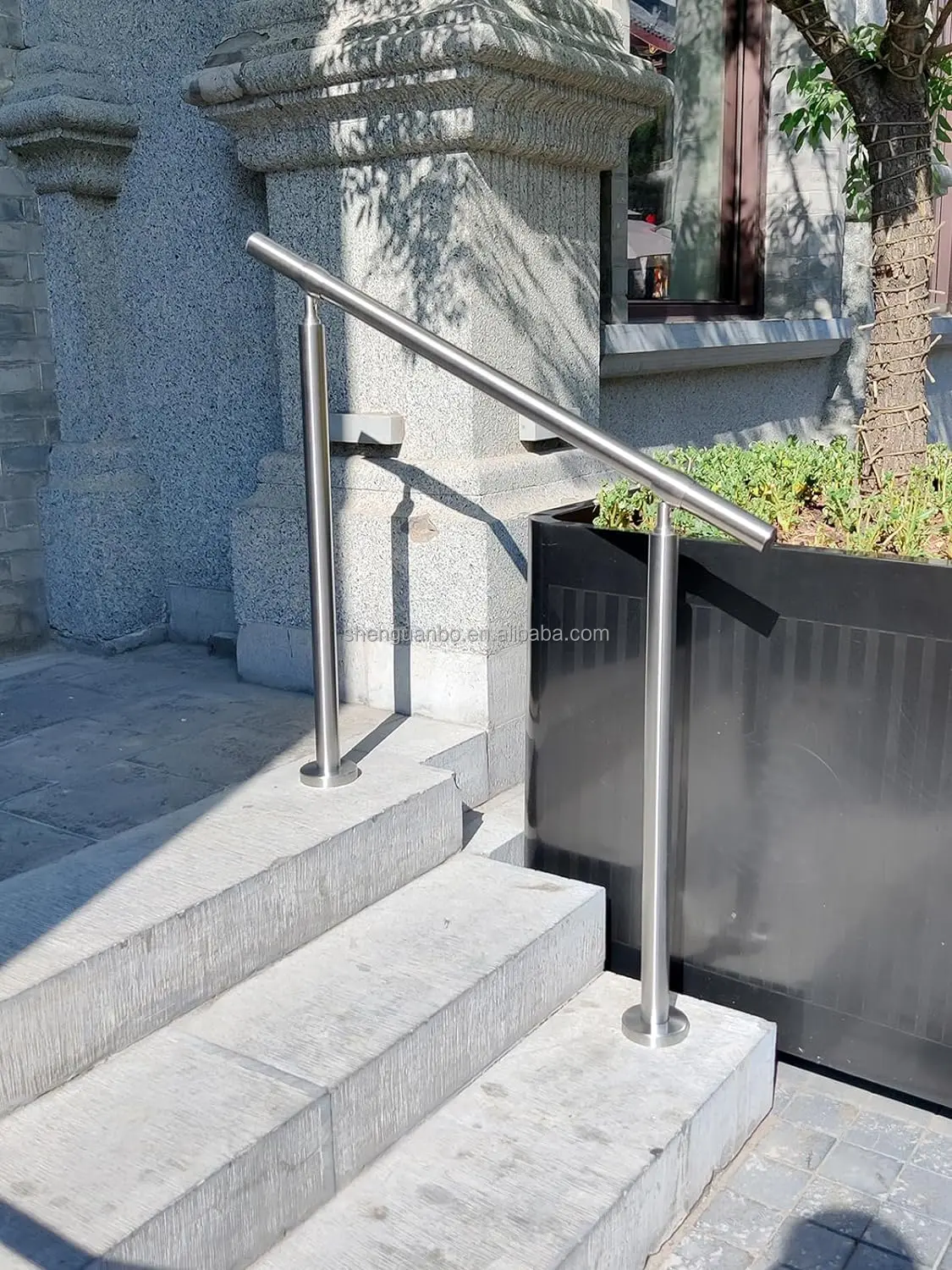 Satin Finish Stainless Steel Cable Railing System for Stairs & Balcony ...