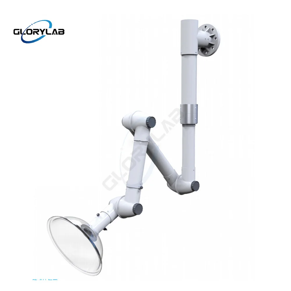 Wall Mounted Smoking Pipe Collector Flexible Lab Arm Exhaust Fume ...