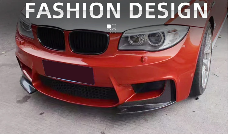 BMW E82 1M Carbon Fiber Splitters - Enhance Style & Performance