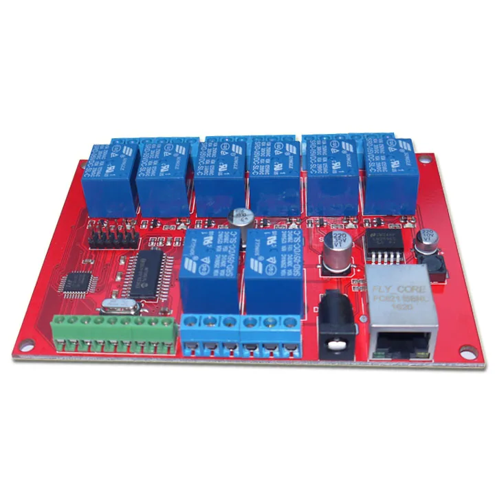 8 Way Ethernet Relay Module - Network Switch Controller