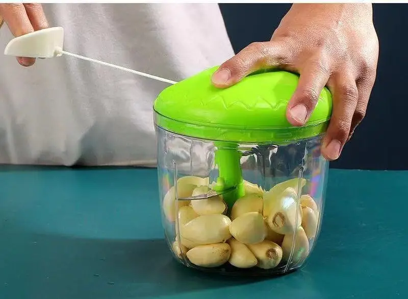Kitchen Food Processor Multifunction Mini Hand Pulling Vegetable Fruits ...