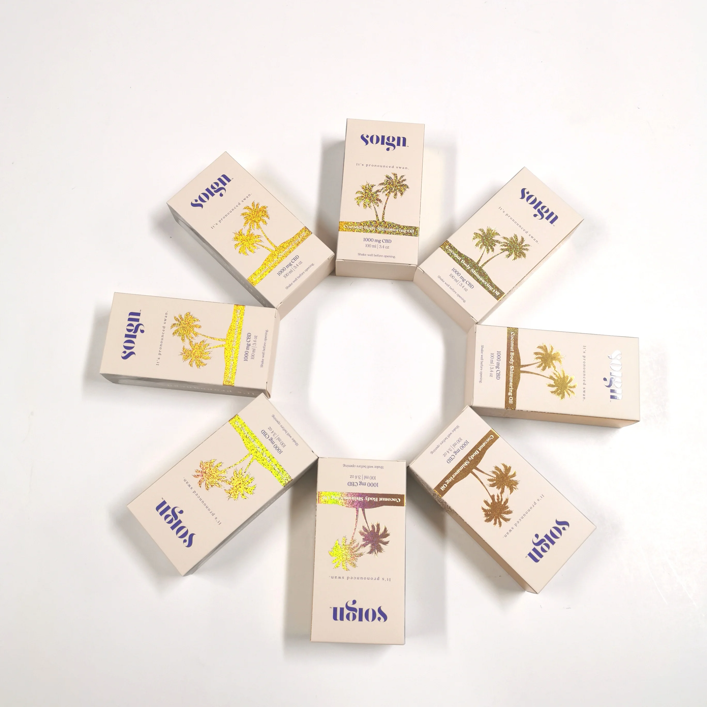 Custom Design Essential Oil Bottle Paper Cosmetic Packaging Box - Buy ...