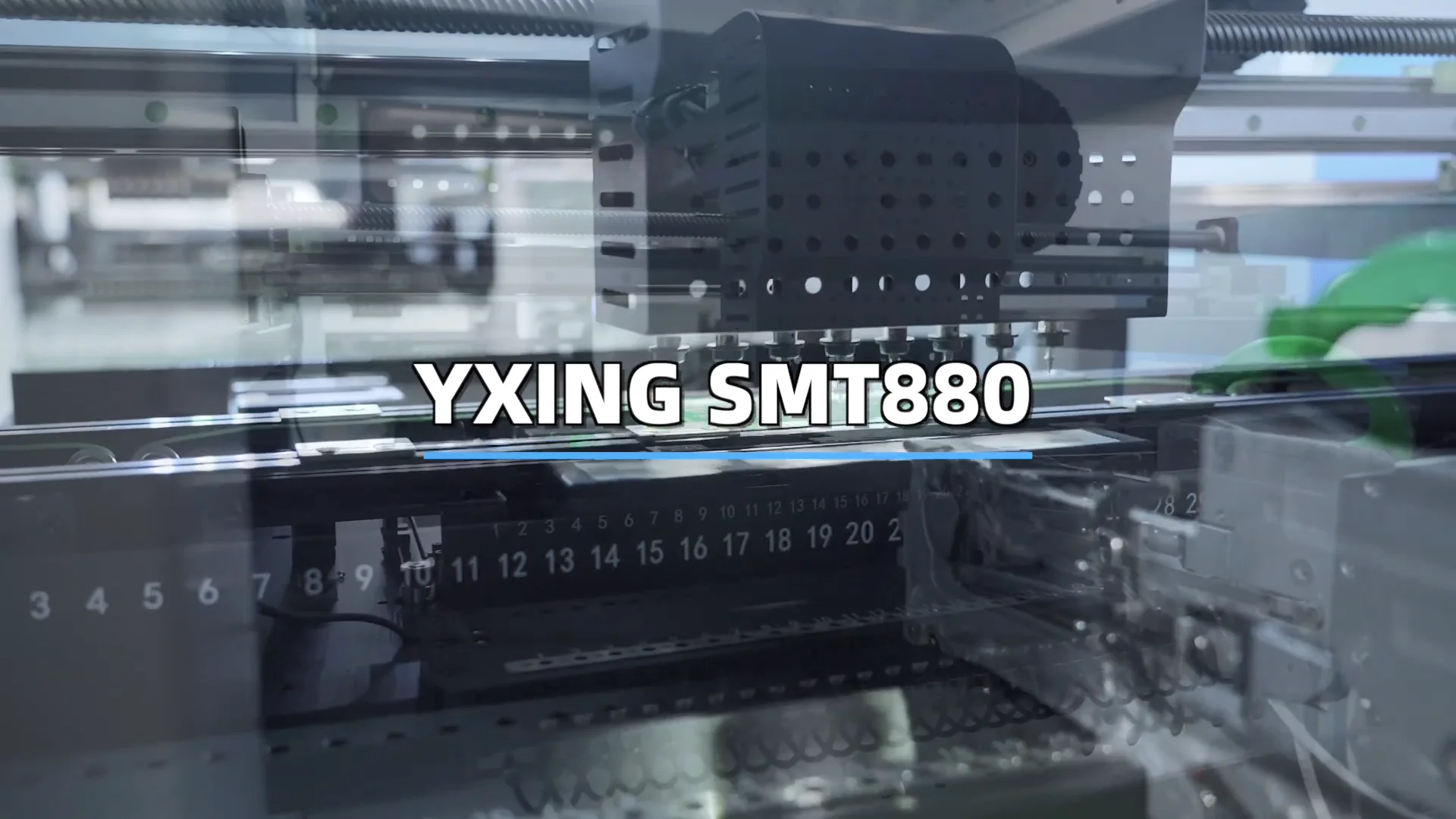 Smt880 8 Head Pcb Surface Placement Equipment Smd Smt Line Chip Mounter ...